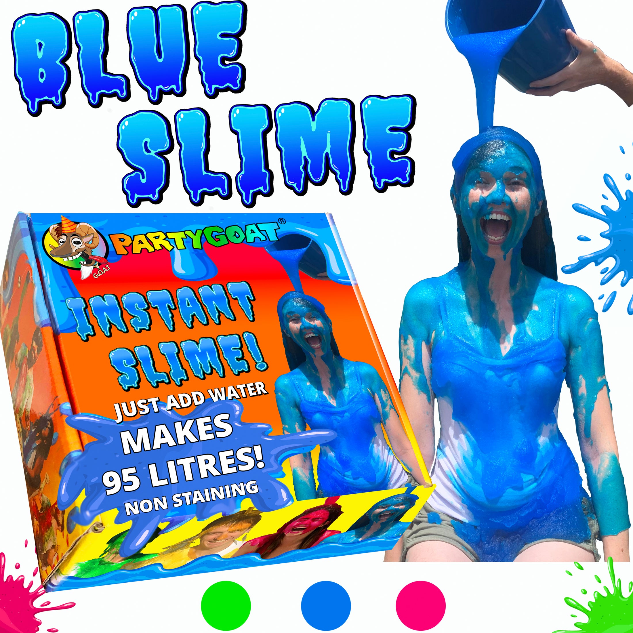 BULK INSTANT SLIME Mix! Makes 25 Gallons! Sliming games & fundraisers ...
