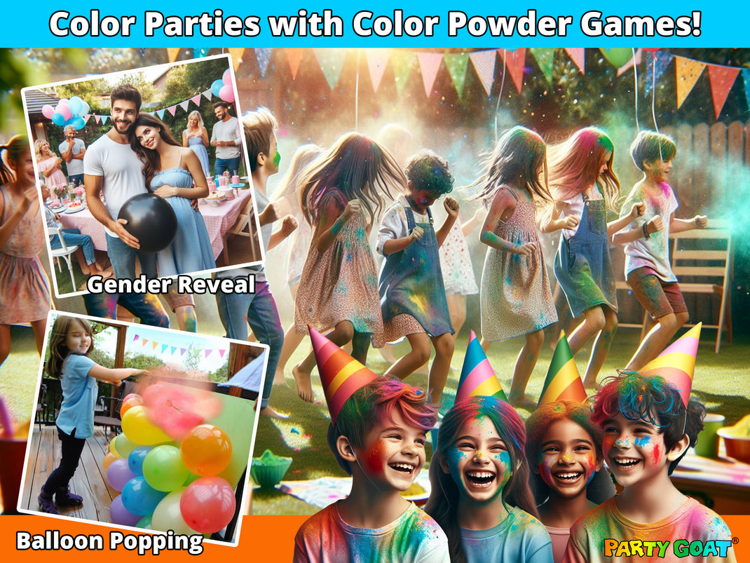 Holi Color Powder, 6 Color Pack! 18lbs for Color Runs & Color Wars ...