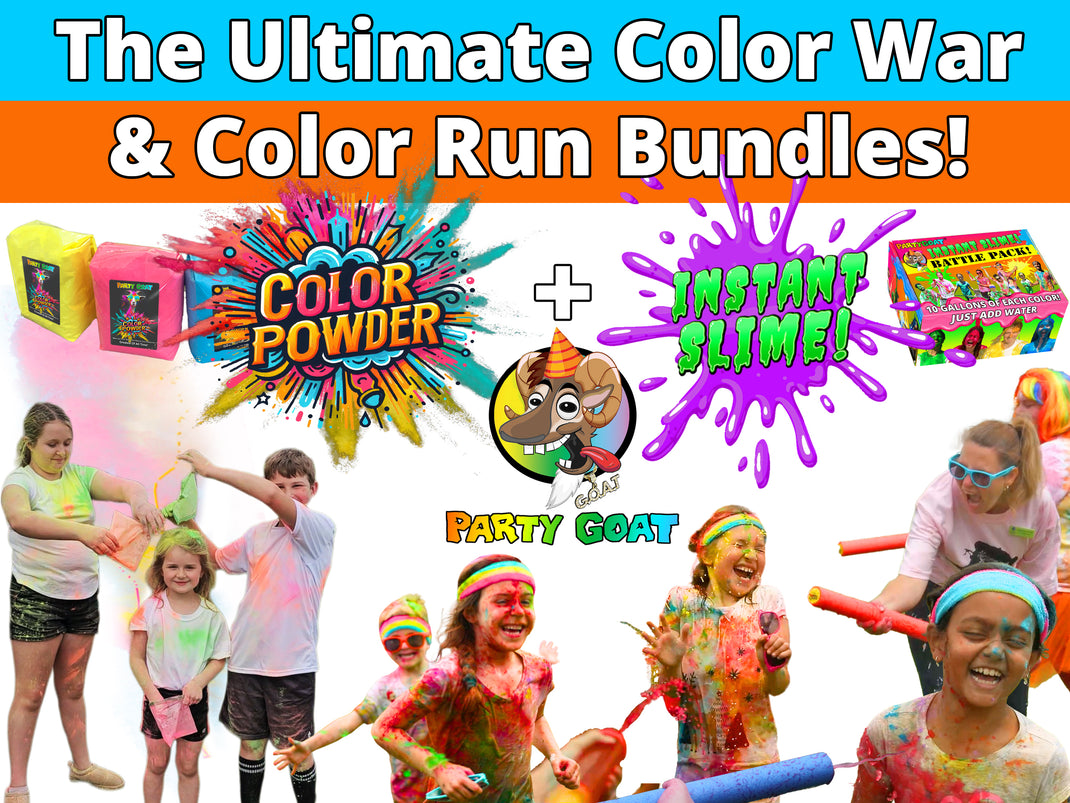 Holi Color Powder, 6 Color Pack! 18lbs for Color Runs & Color Wars ...