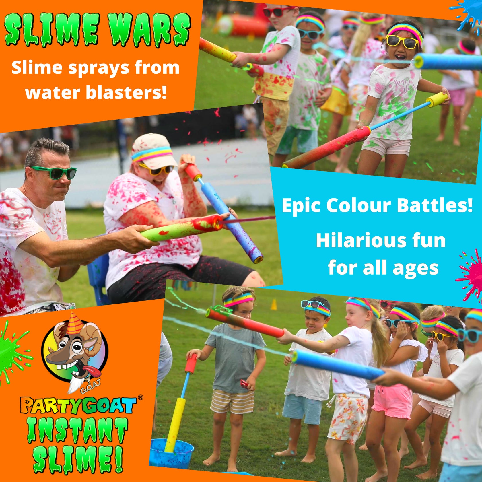 BULK INSTANT SLIME Mix! Makes 25 Gallons! Sliming games & fundraisers ...