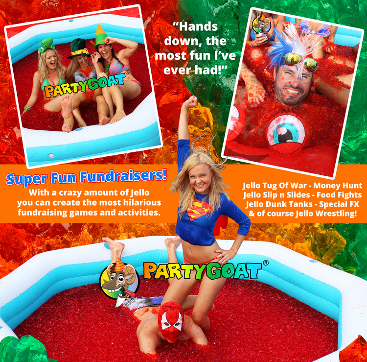 JELLO WRESTLING PACKAGE! Just Add Water 100 Gallon of Jelly for pool ...