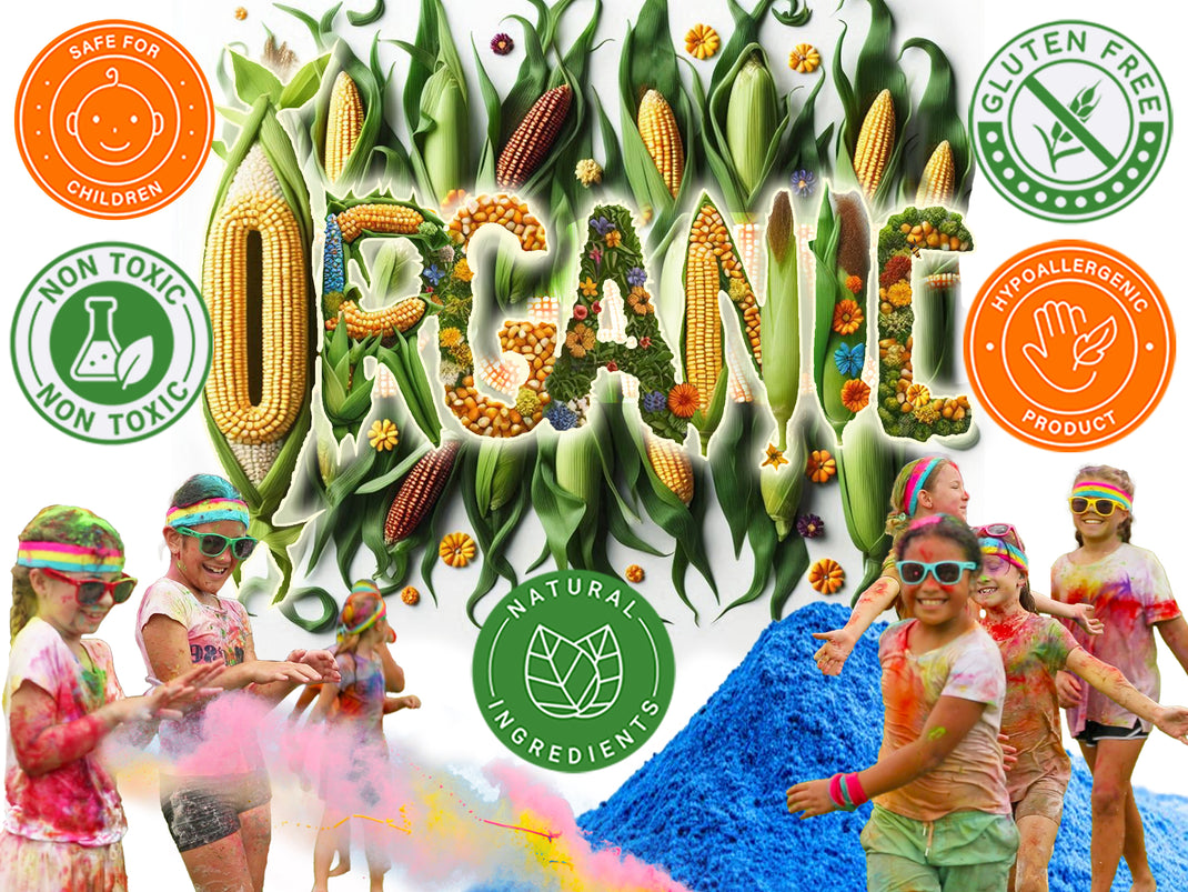 Holi Color Powder, 6 Color Pack! 18lbs for Color Runs & Color Wars ...