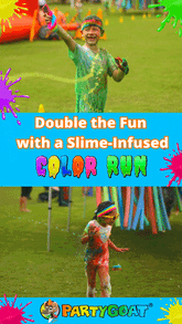 Slime Station Color Run with Slime Blasters! – PARTY GOAT