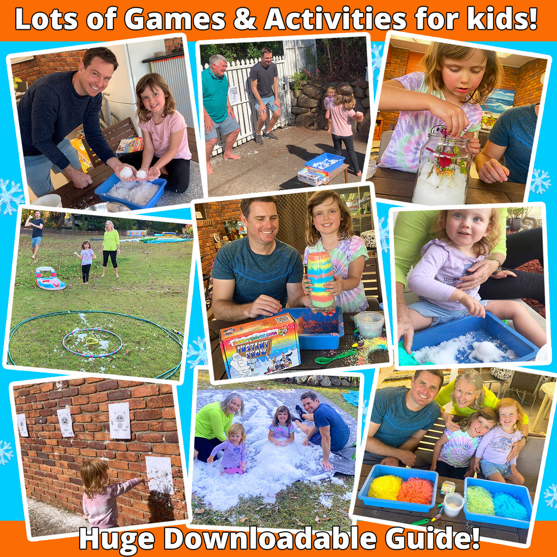 Instant Snow Instructions, Games & Activities – PARTY GOAT