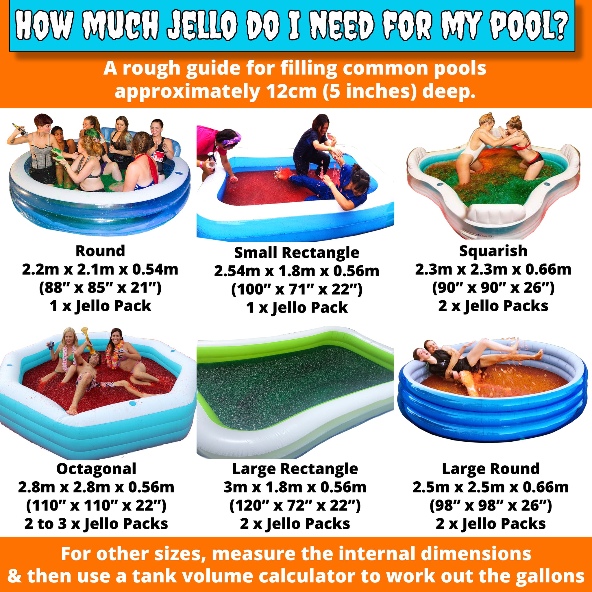 JELLO WRESTLING PACKAGE! Just Add Water 100 Gallon of Jelly for pool ...