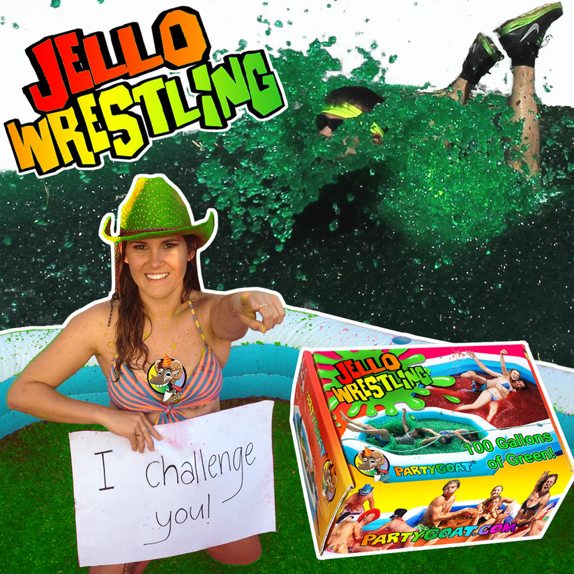 JELLO WRESTLING PACKAGE! Just Add Water 100 Gallon of Jelly for pool ...