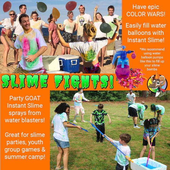 BULK INSTANT SLIME Mix! Makes 25 Gallons! Sliming games & fundraisers ...